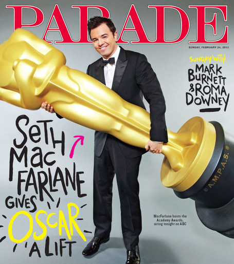 Tracey Mattingly - News - Seth MacFarlane on the Cover of Parade Magazine