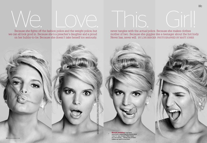 Tracey Mattingly - News - Jessica Simpson on the Cover of Redbook
